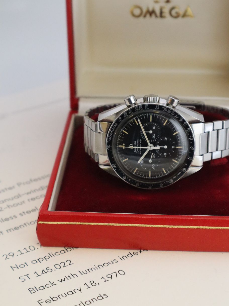 Omega Speedmaster 145.022-69 pre-moon 1970 delivered Netherlands ...