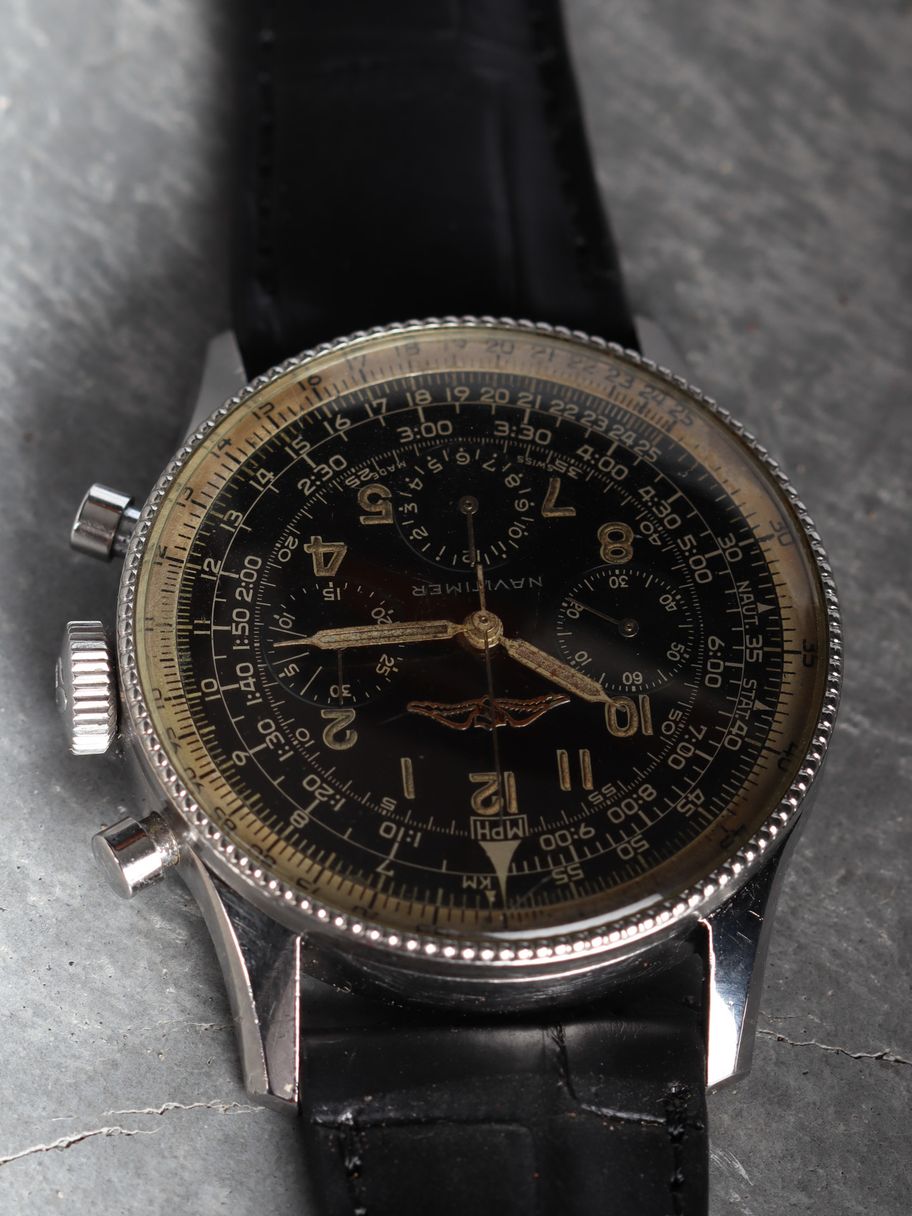 Breitling Navitimer 806 AOPA 1956 Venus 178 with leather accessories ...