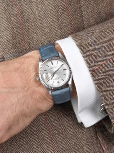 PAN AM blue Alligator watch strap - WRIST ICONS