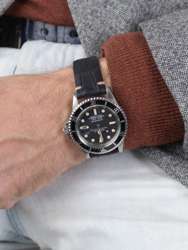 Rich Black Alligator watch strap - WRIST ICONS