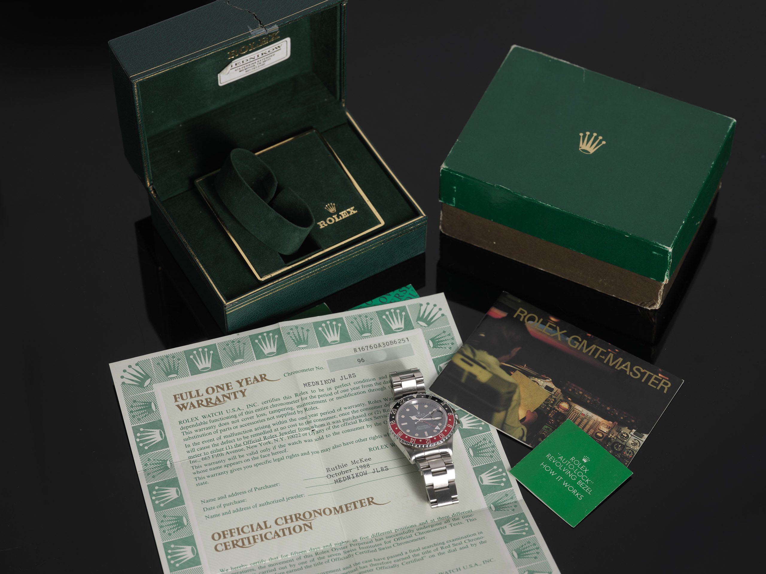 Rolex GMT Master II 16760 Fat Lady full set - WRIST ICONS