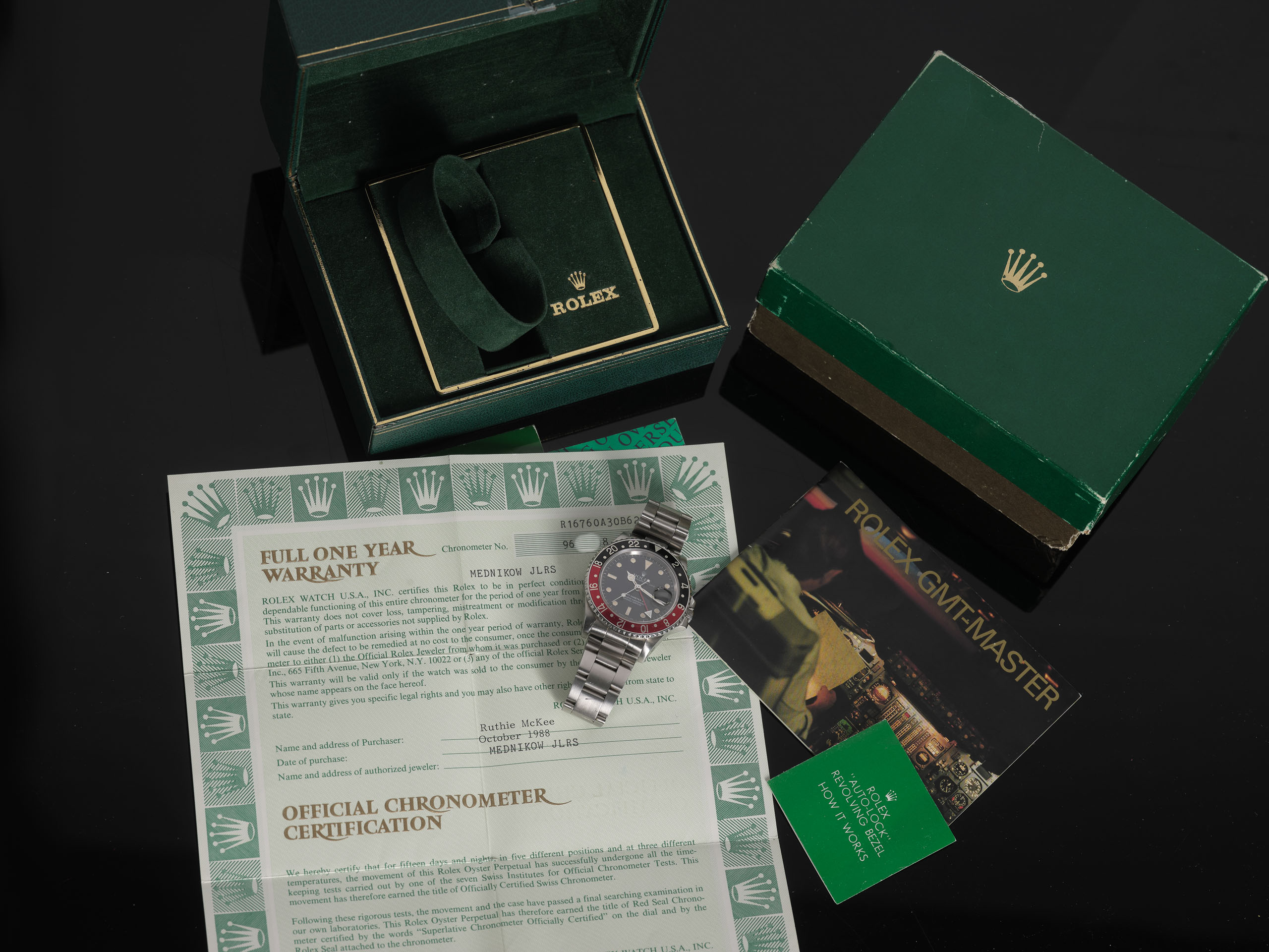 Rolex GMT Master II 16760 Fat Lady full set - WRIST ICONS