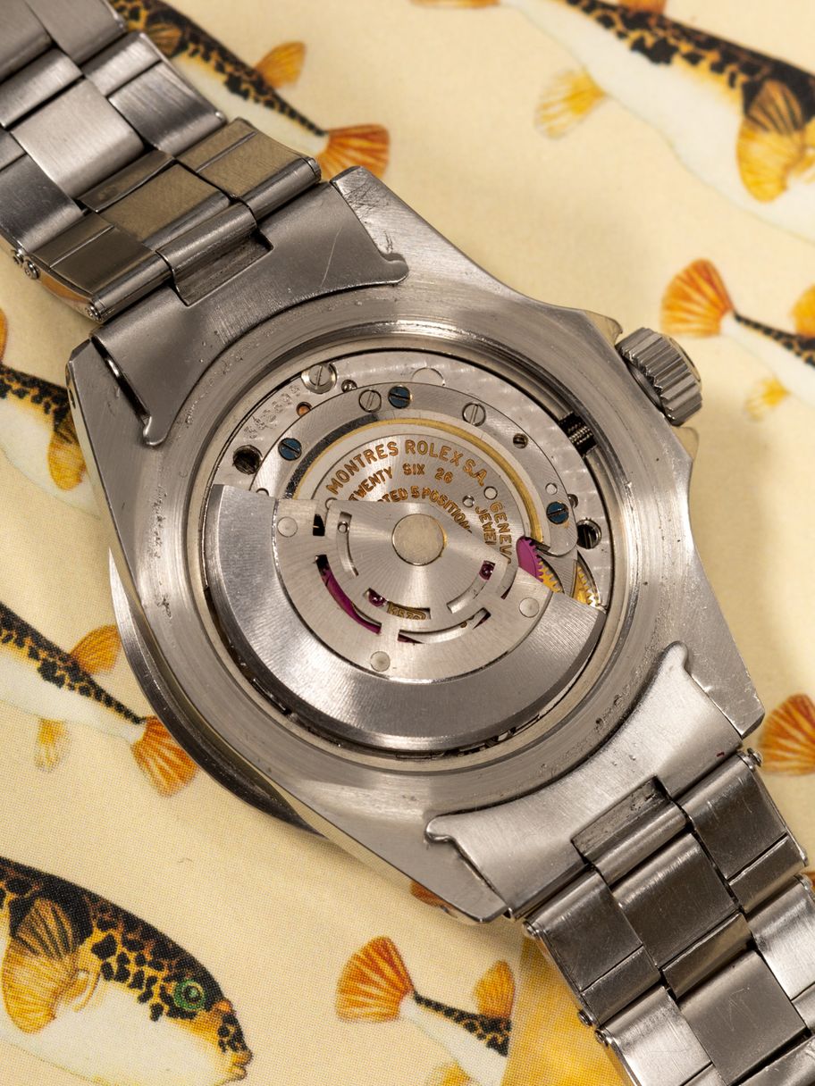 Rolex Submariner reference 5512 from 1962 with a gilt four liner dial ...