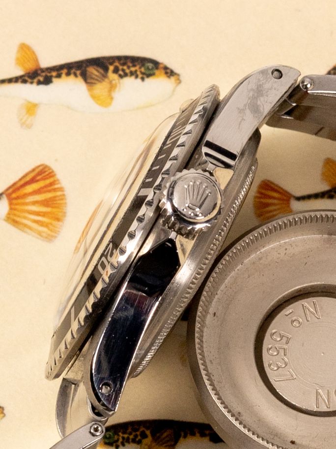 Rolex Submariner reference 5512 from 1962 with a gilt four liner dial - WRIST ICONS