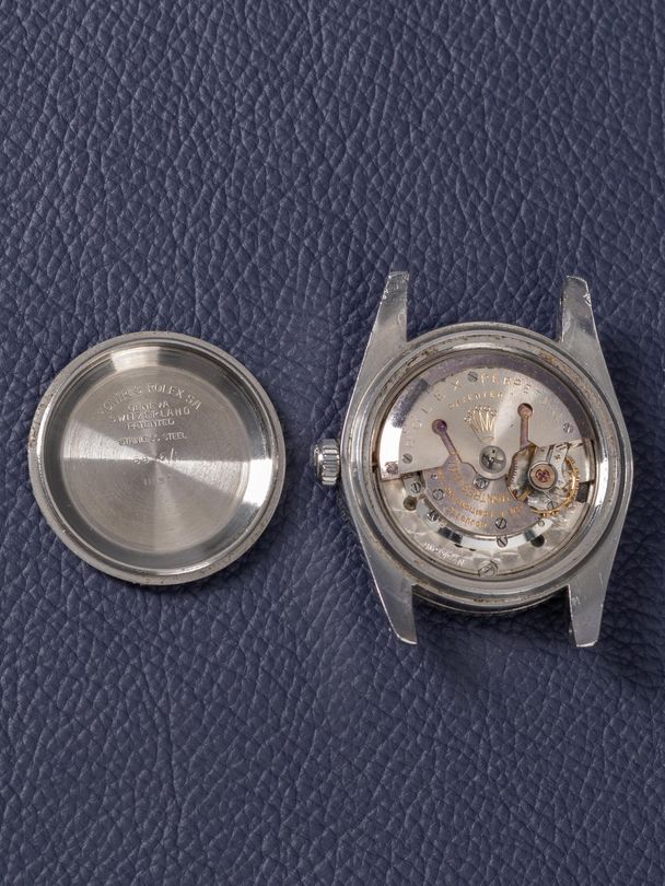 Rolex Submariner reference 6536-1 from 1957 with a gilt dial thin case ...