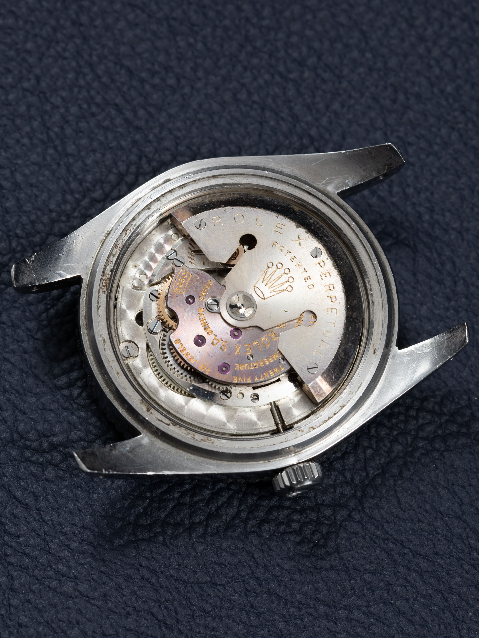 Rolex Submariner reference 6536-1 from 1957 with a gilt dial thin case ...