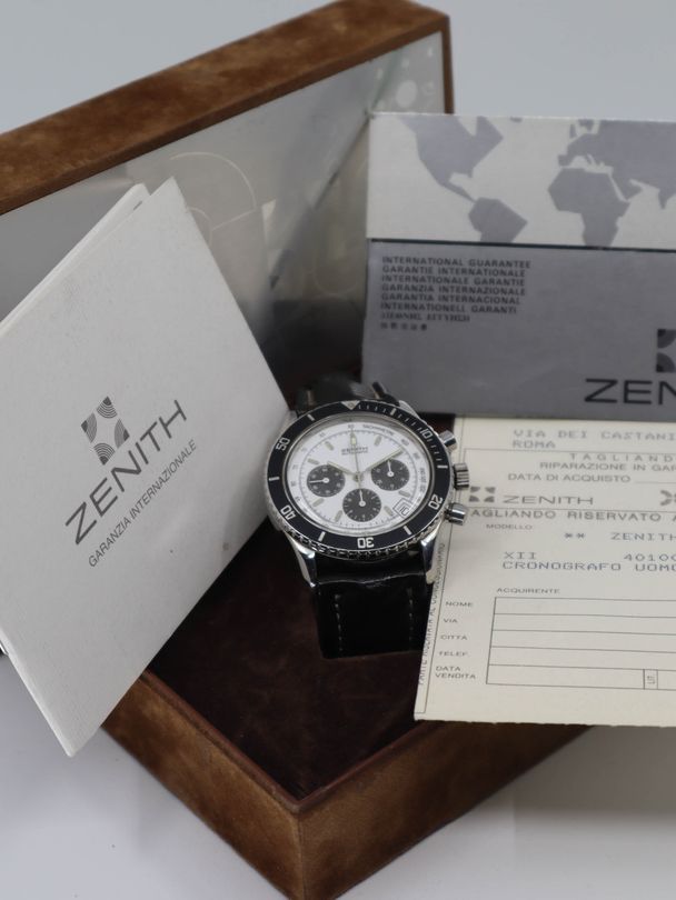 Zenith El Primero De Luca first series panda dial NOS - WRIST ICONS